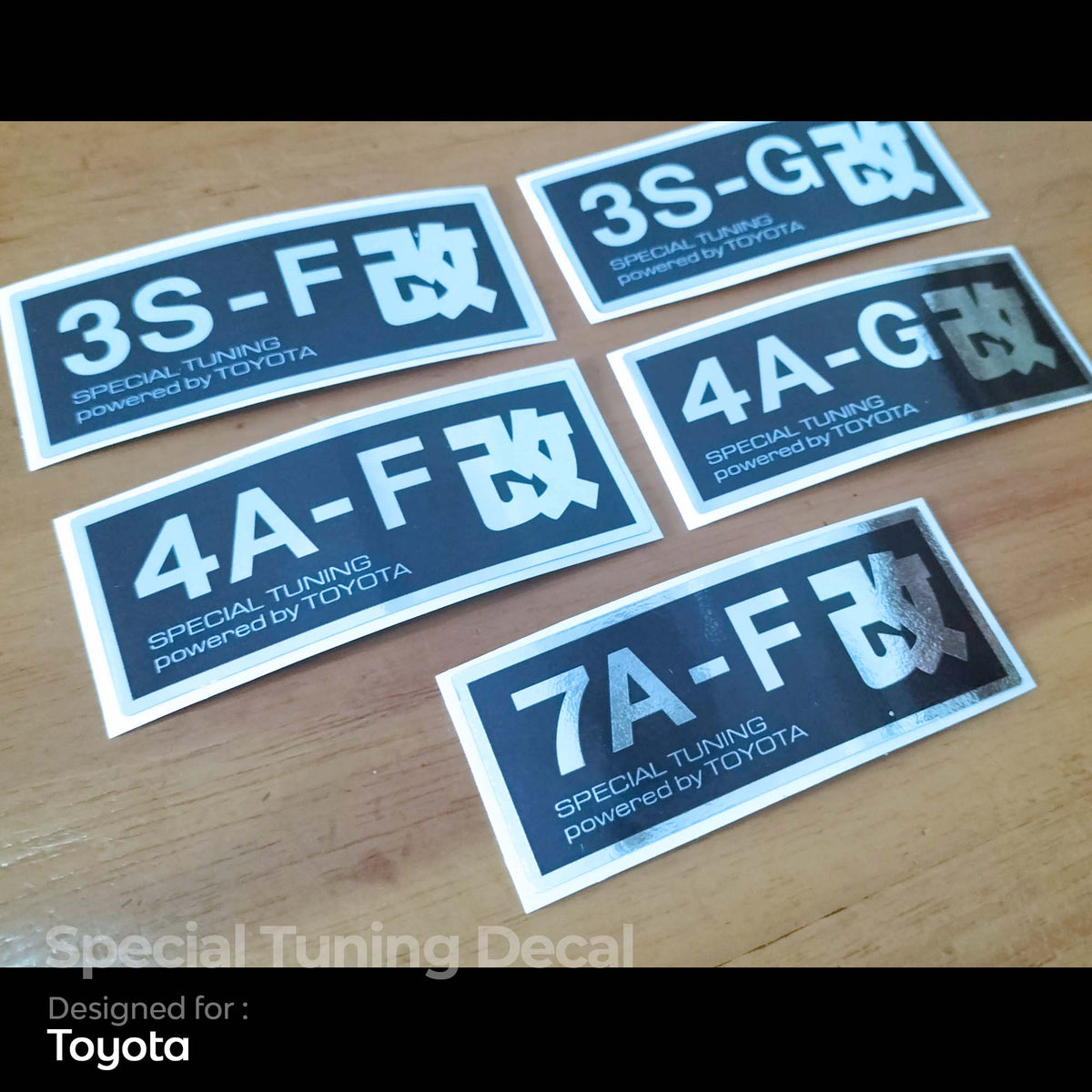 Special Tuning Powered by Toyota custom decal – Sakuramodel