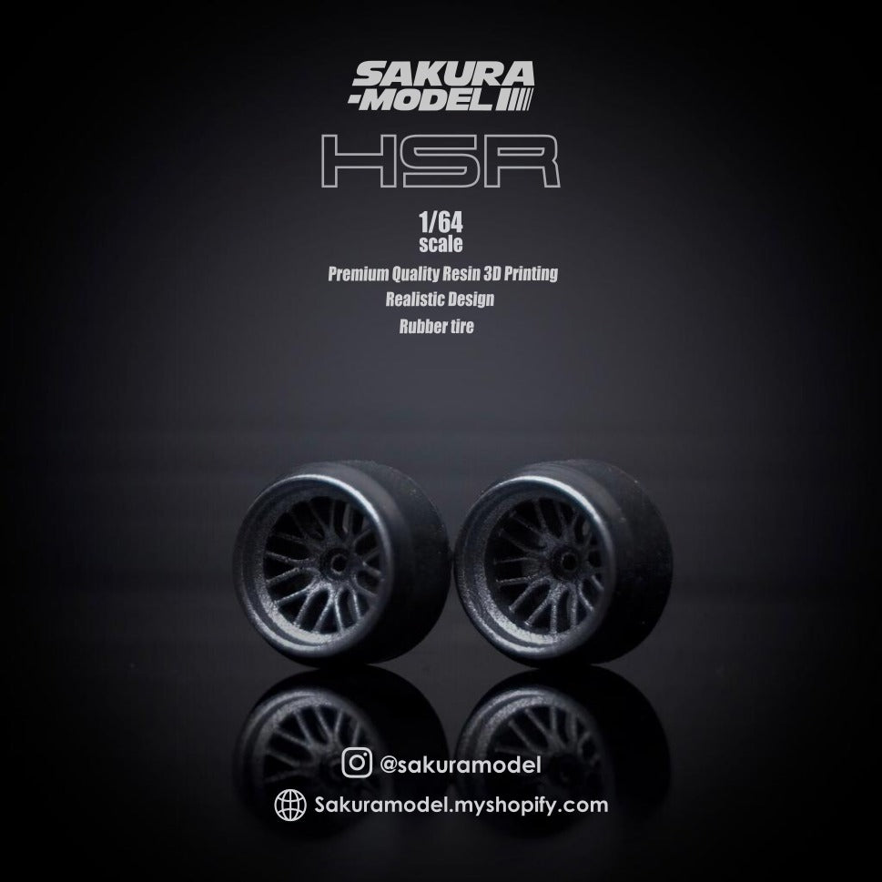 Custom wheels 64 scale model HSR – Sakuramodel