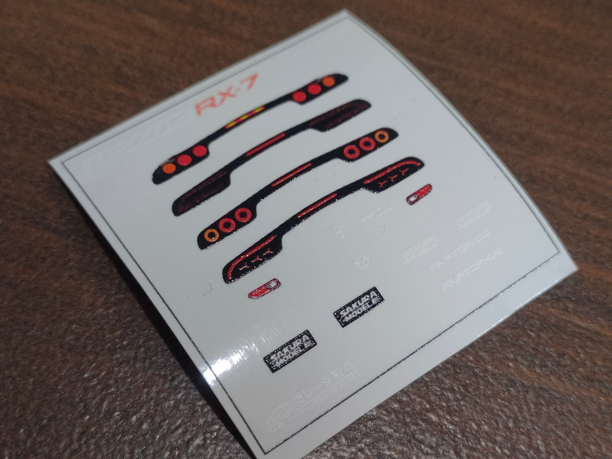 Decal for Hot Wheels Mazda RX7 FD (Raptor-02) – Sakuramodel