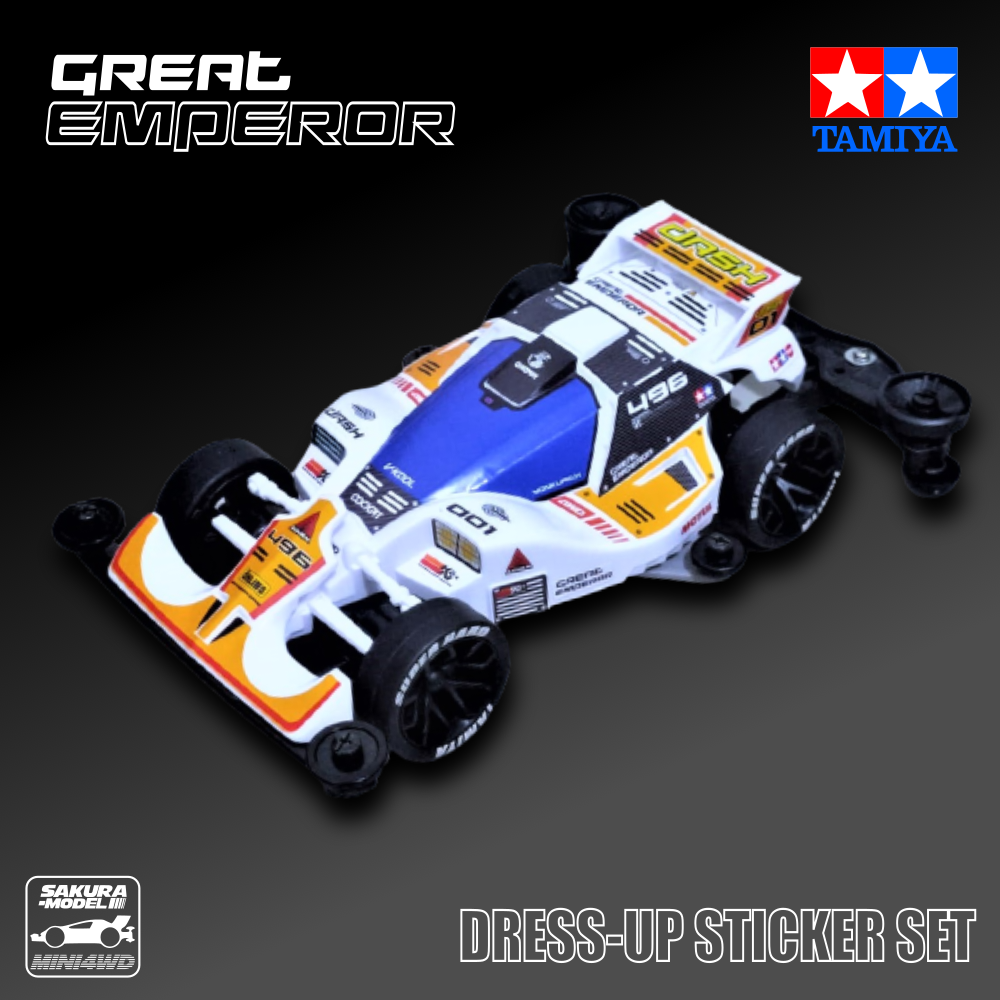 Detail-up Sticker for Mini 4WD Great Emperor Yonkuro – Sakuramodel